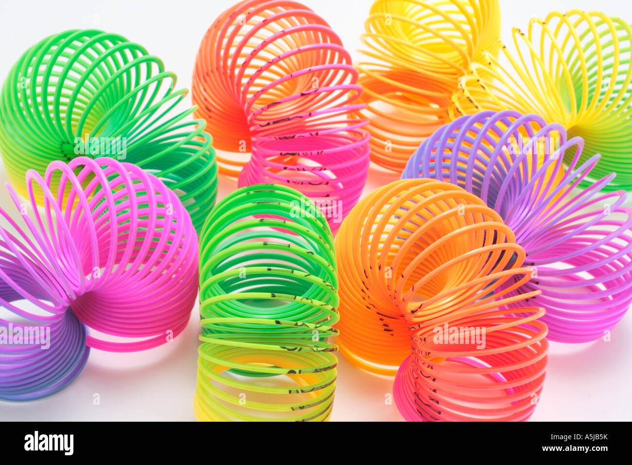 Coil Spring Toys Stock Photo - Alamy