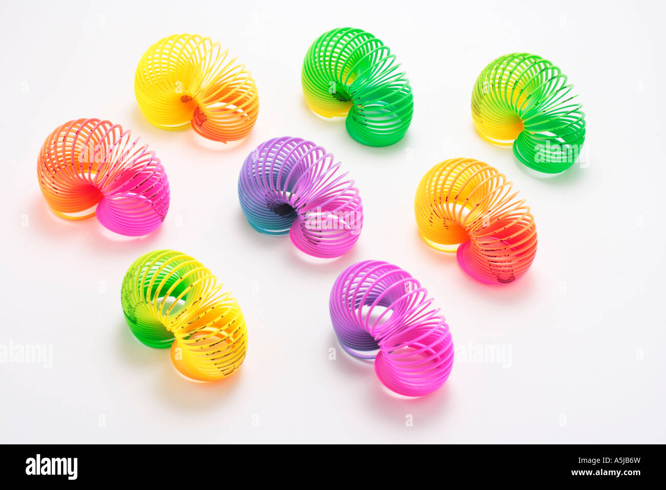 Coil Spring Toys Stock Photo - Alamy