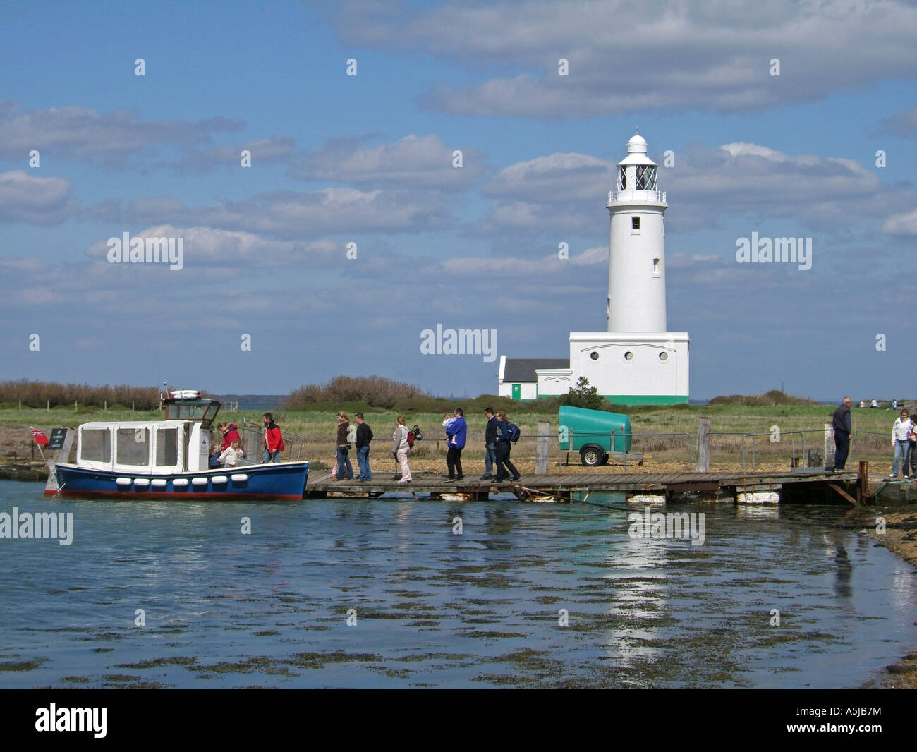 Hurst Castle lighthouse, Hampshire, England, UK Stock Photo - Alamy