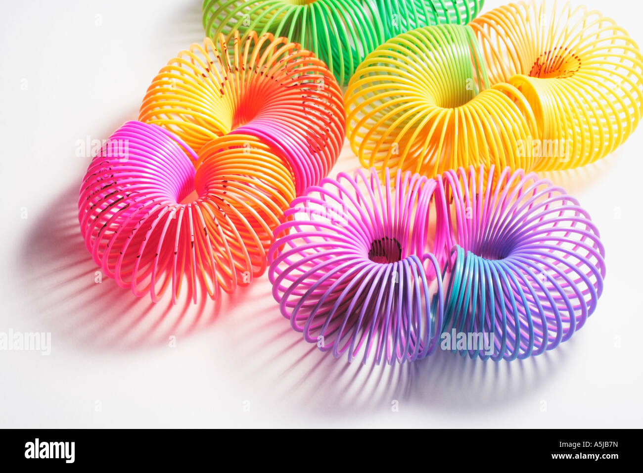Coil Spring Toys Stock Photo - Alamy
