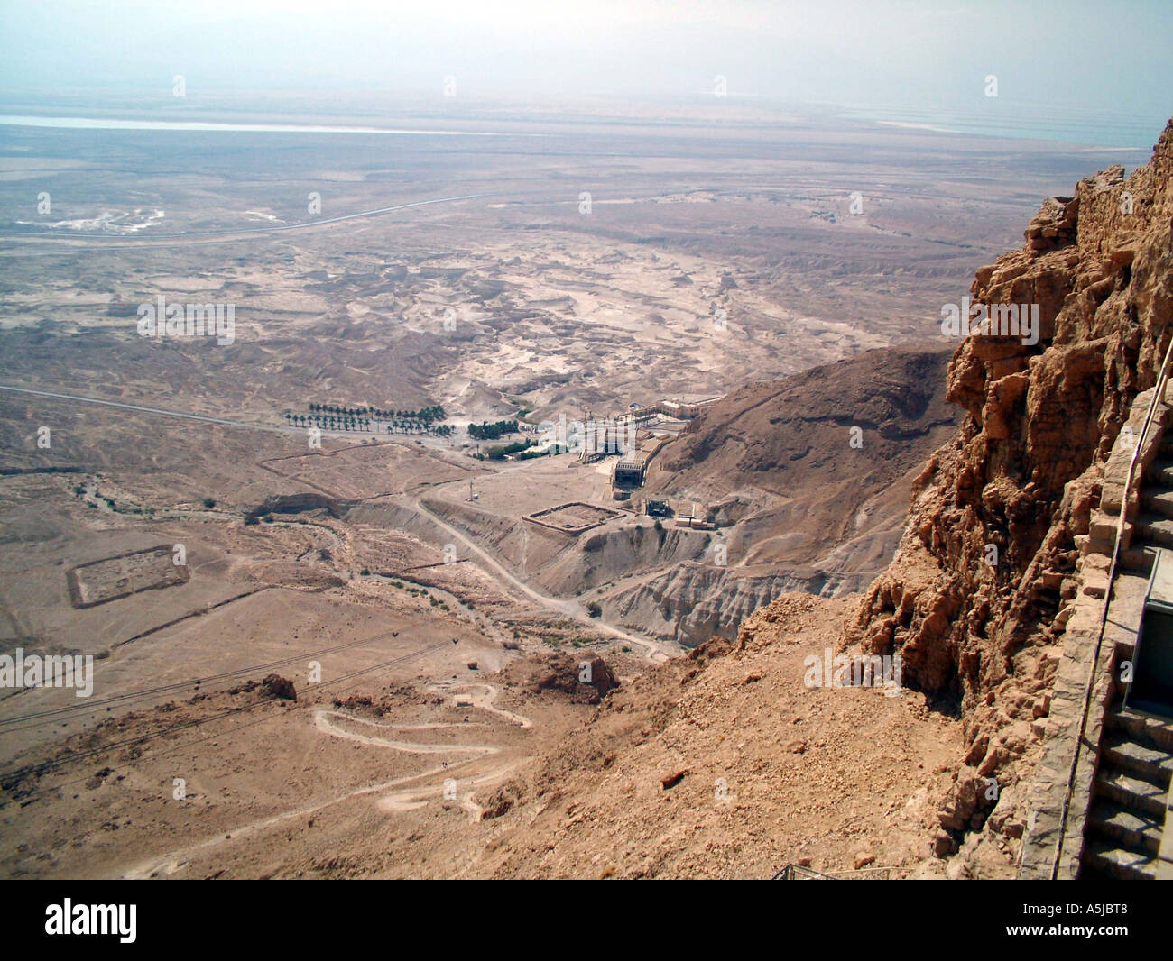 Metzada is the site of ancient palaces and fortifications in Israel ...