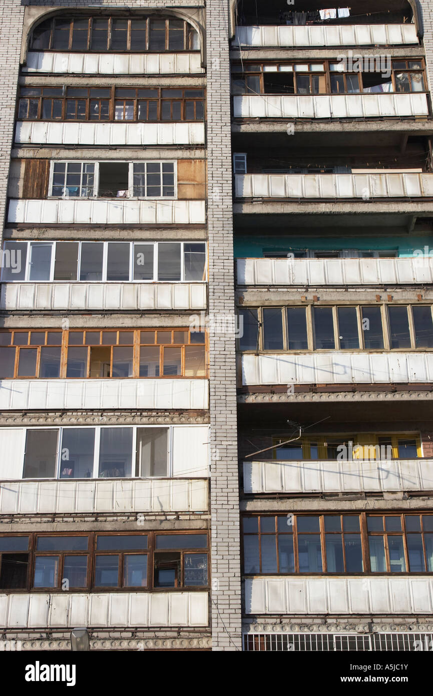 Communist Style Apartments Stock Photo - Alamy
