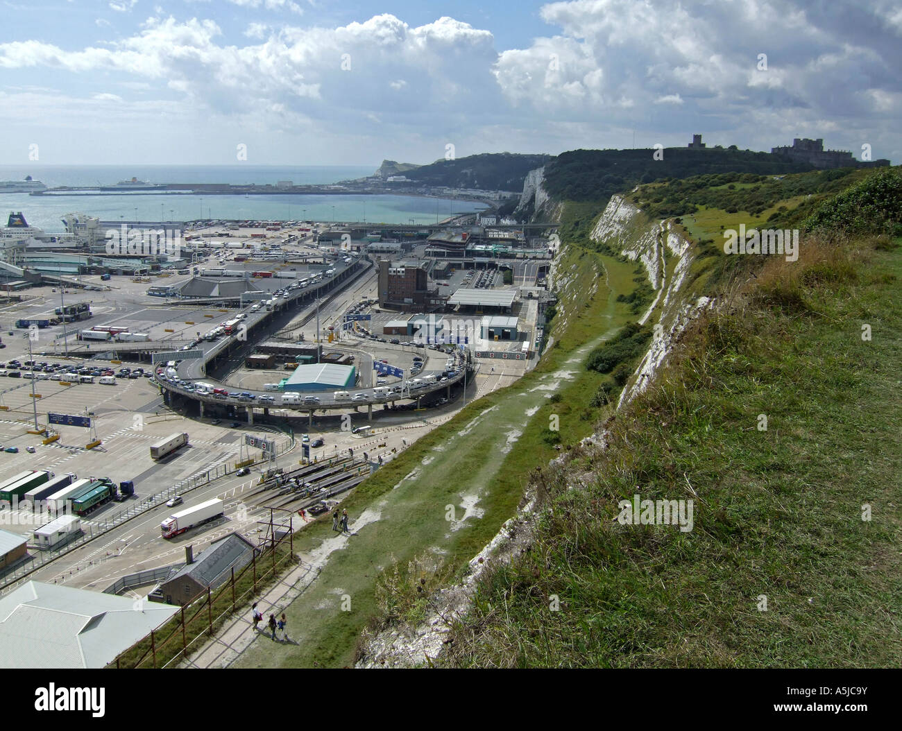The port of Dover, Kent, England, UK Stock Photo - Alamy