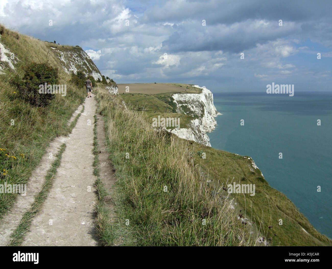 Above the white cliffs of Dover, Kent, England, UK Stock Photo - Alamy