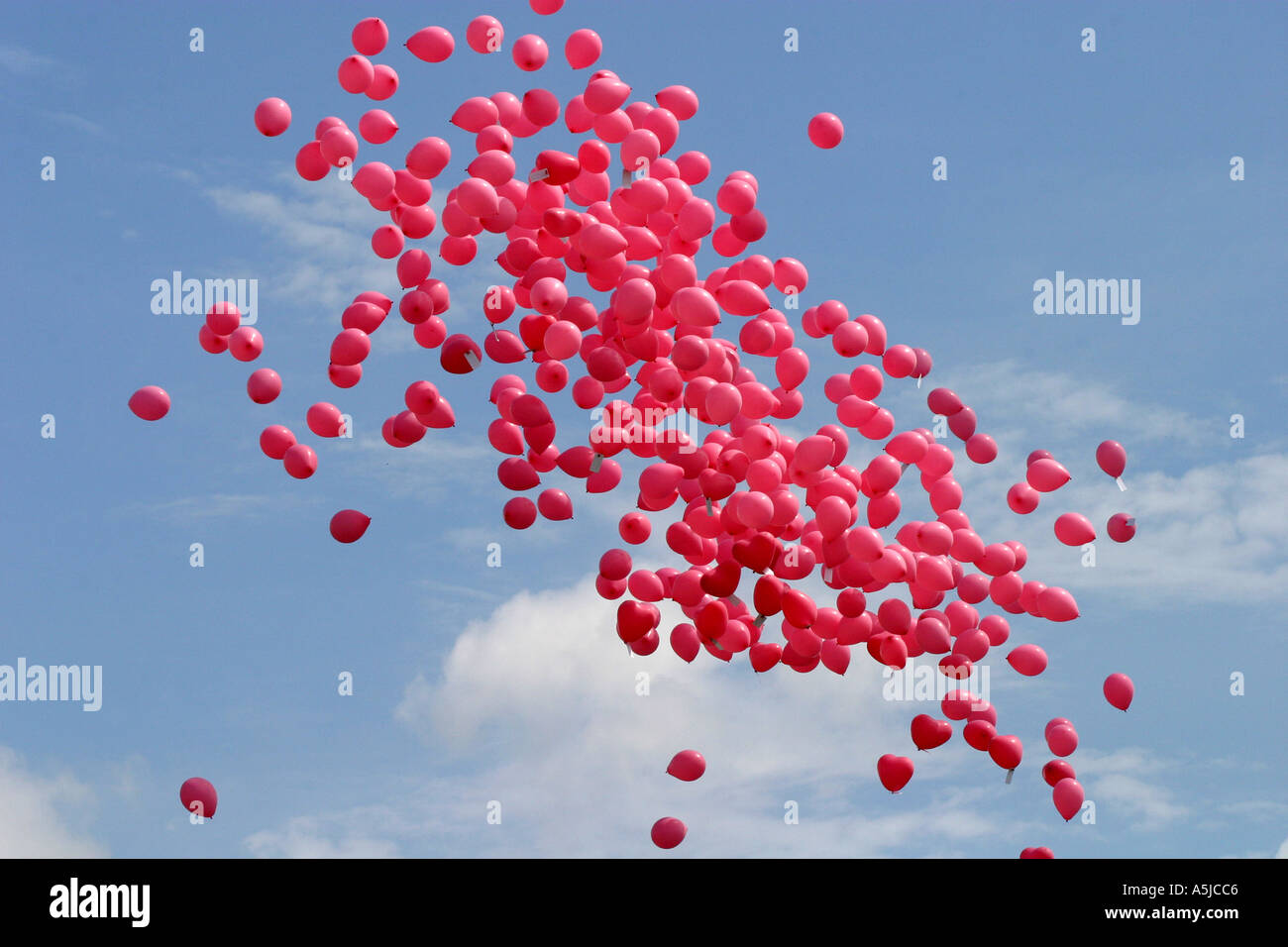 Balloons released hi-res stock photography and images - Alamy