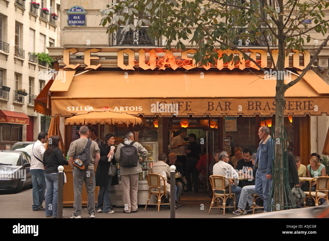 September, 2005 - The 'Le Quasimodo' restaurant in downtown Paris ...