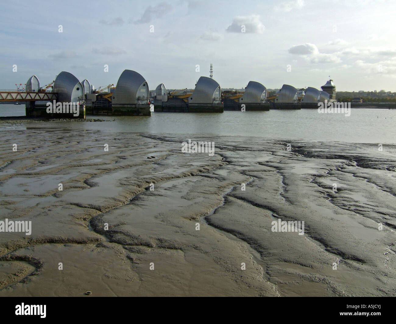 Thames Barrier, London, England UK Stock Photo - Alamy
