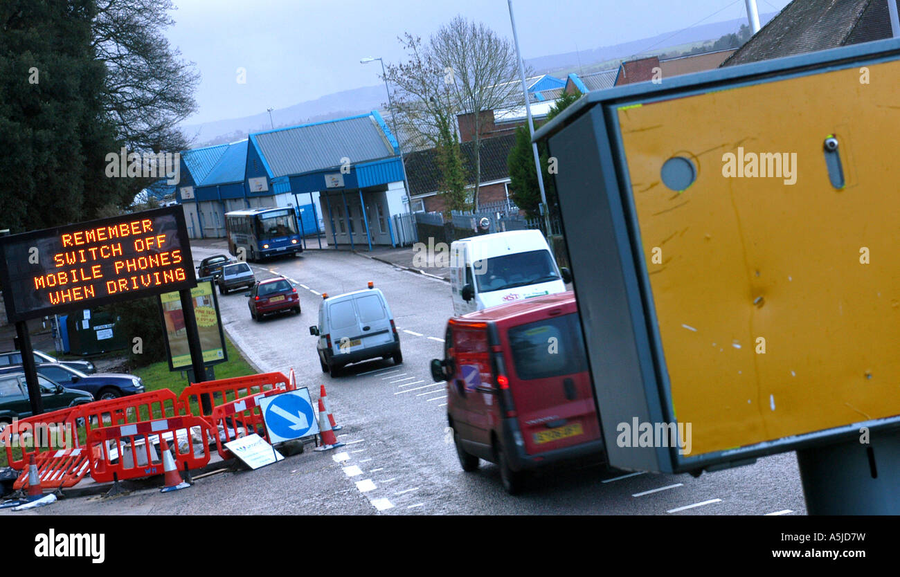 Driving into exeter road sign hi-res stock photography and images - Alamy