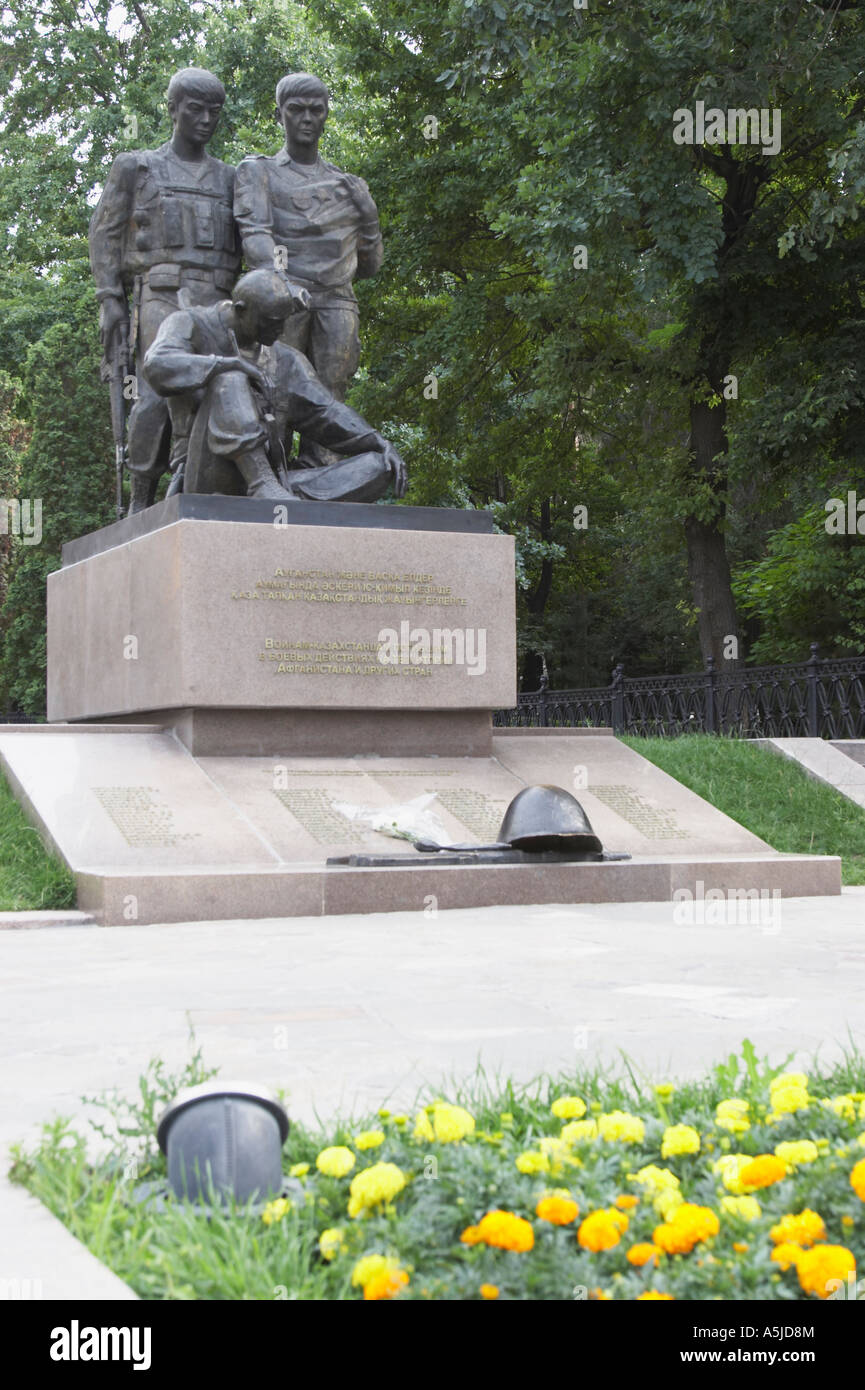 War Memorial Monument, Almaty Stock Photo - Alamy