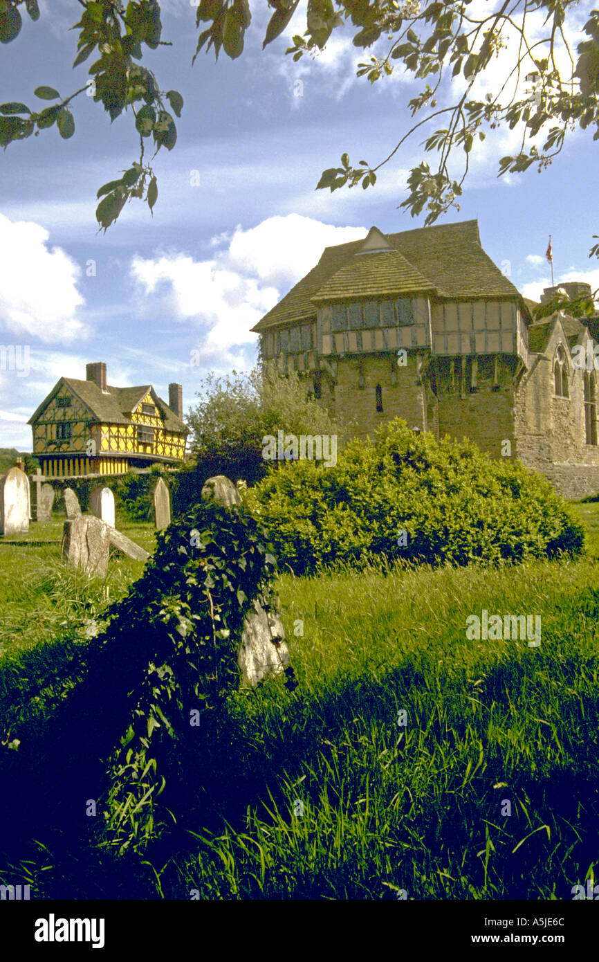 Stokesay Castle Medieval Fortified Manor House Craven Arms South ...