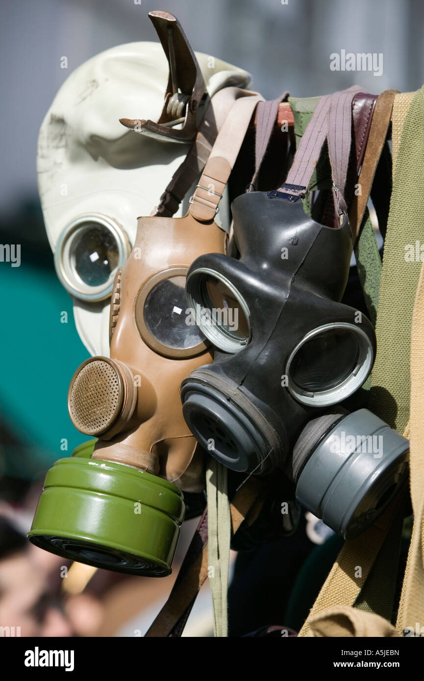 Gas Masks at Portobello Road Street Market in Notting Hill, London ...