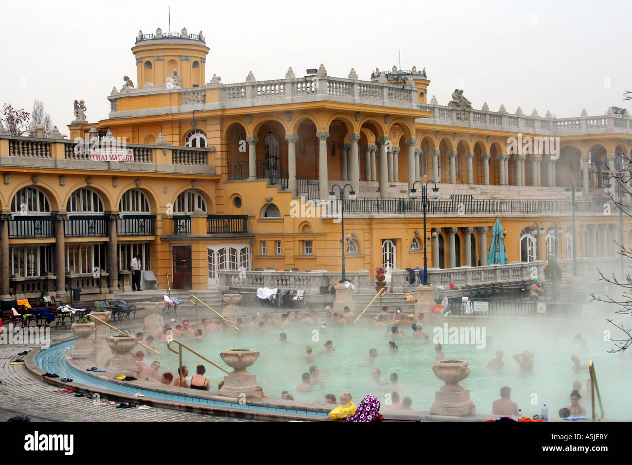 Turkish Bath/ Thermal Spa, Szechenyi Baths, Budapest Stock Photo - Alamy