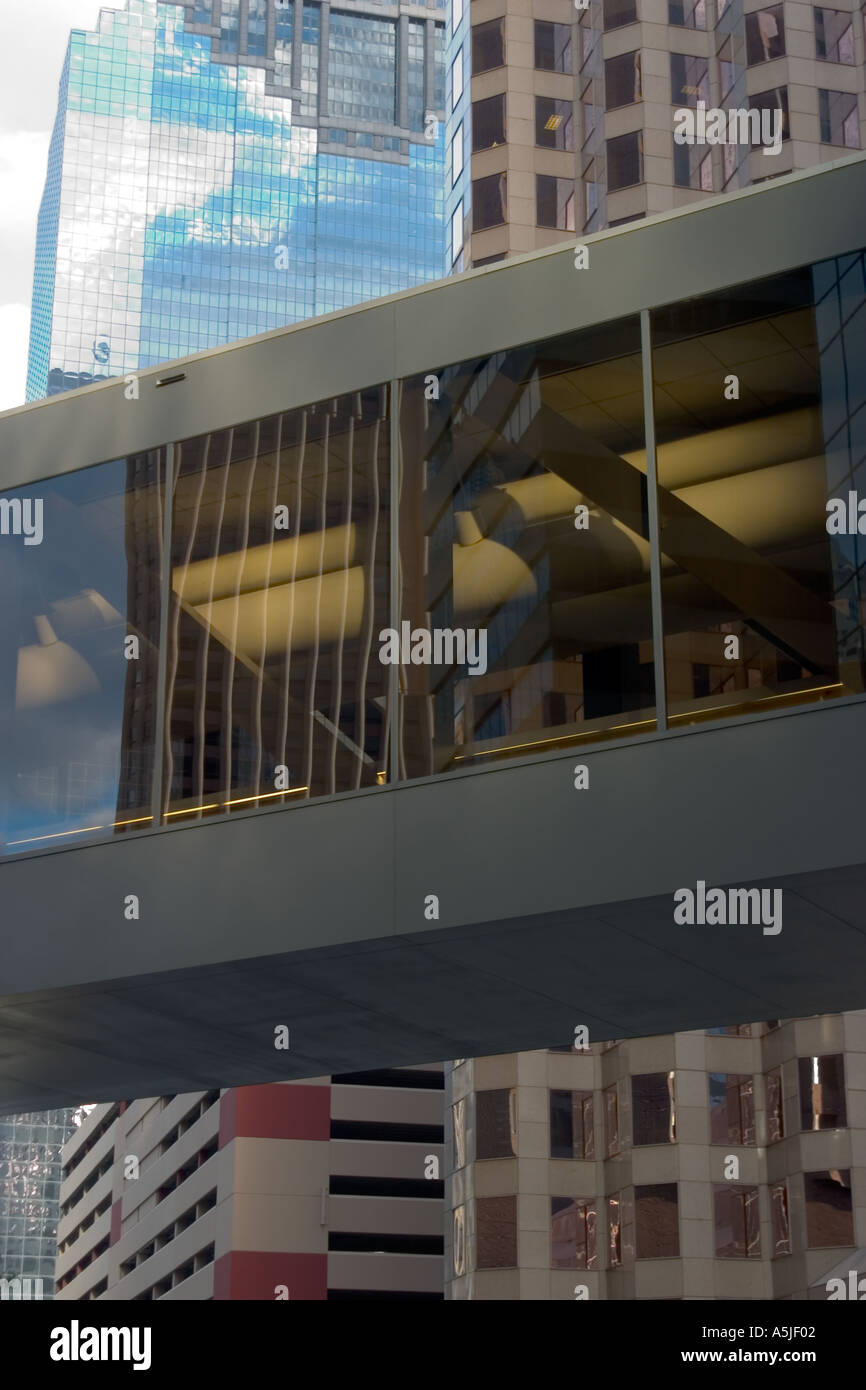 Skywalk in downtown Houston Texas USA Stock Photo - Alamy