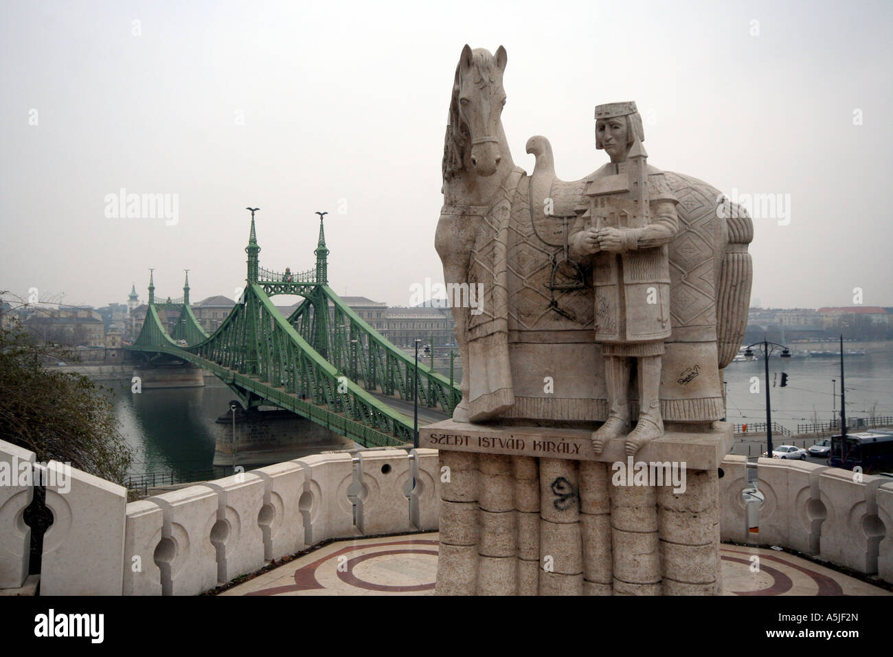 Cave Chapel, Statue of St Istvan, Budapest Stock Photo - Alamy