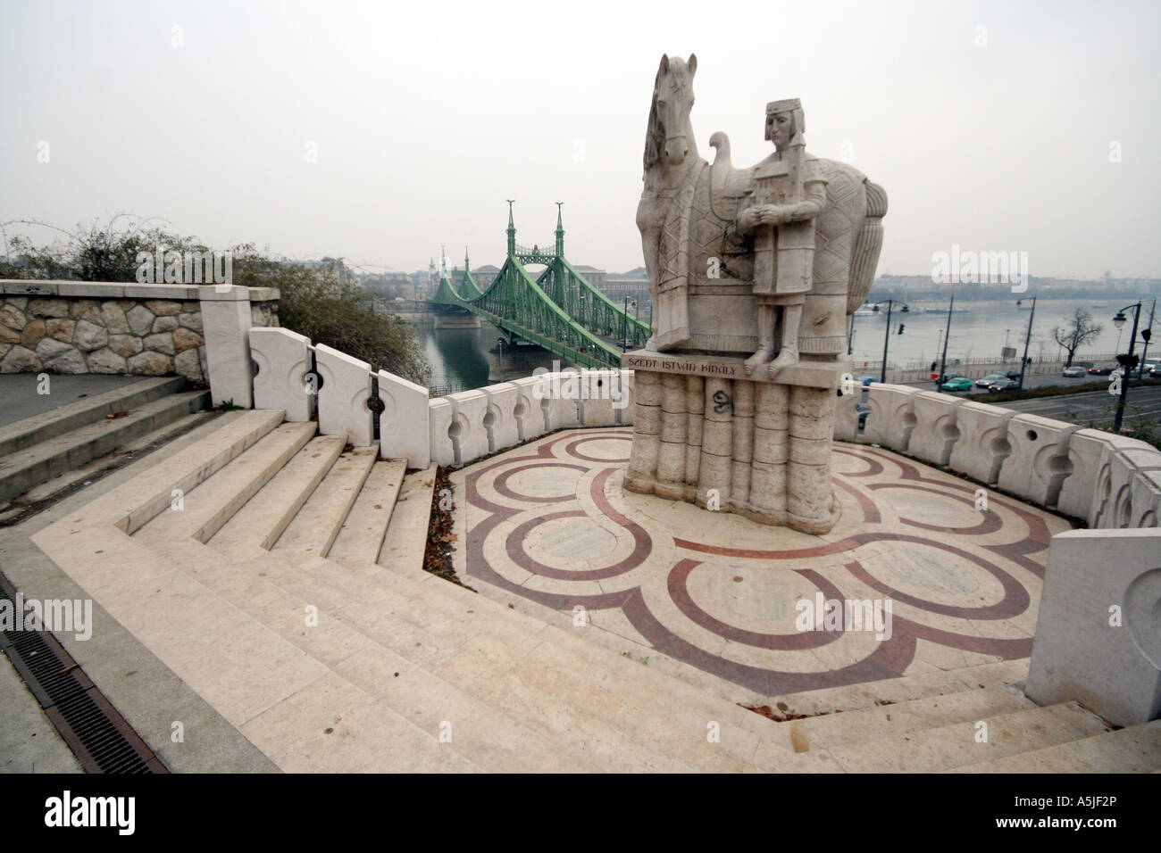 Cave Chapel, Statue of St Istvan, Budapest Stock Photo - Alamy