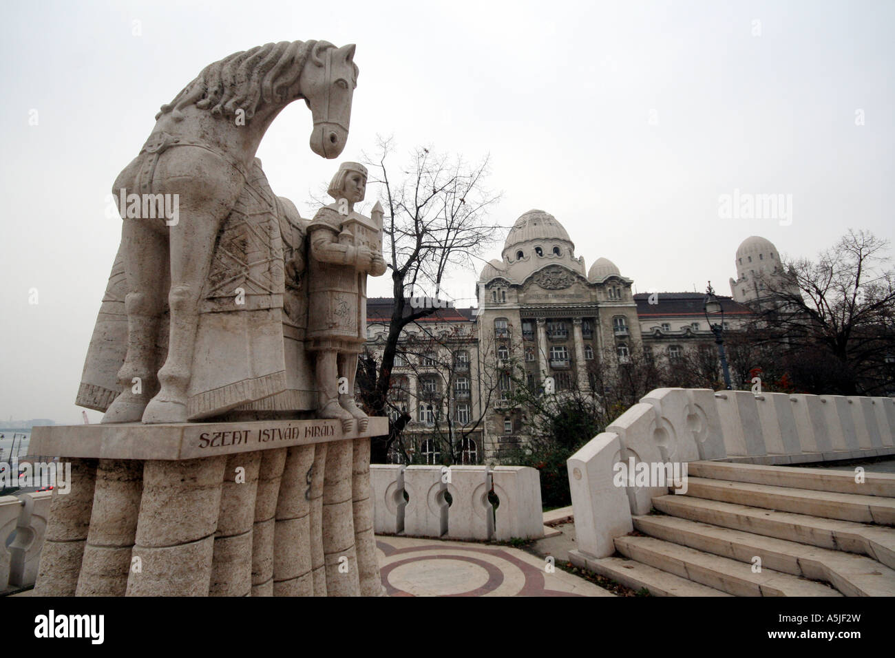 Cave Chapel, Statue of St Istvan, Budapest Stock Photo - Alamy