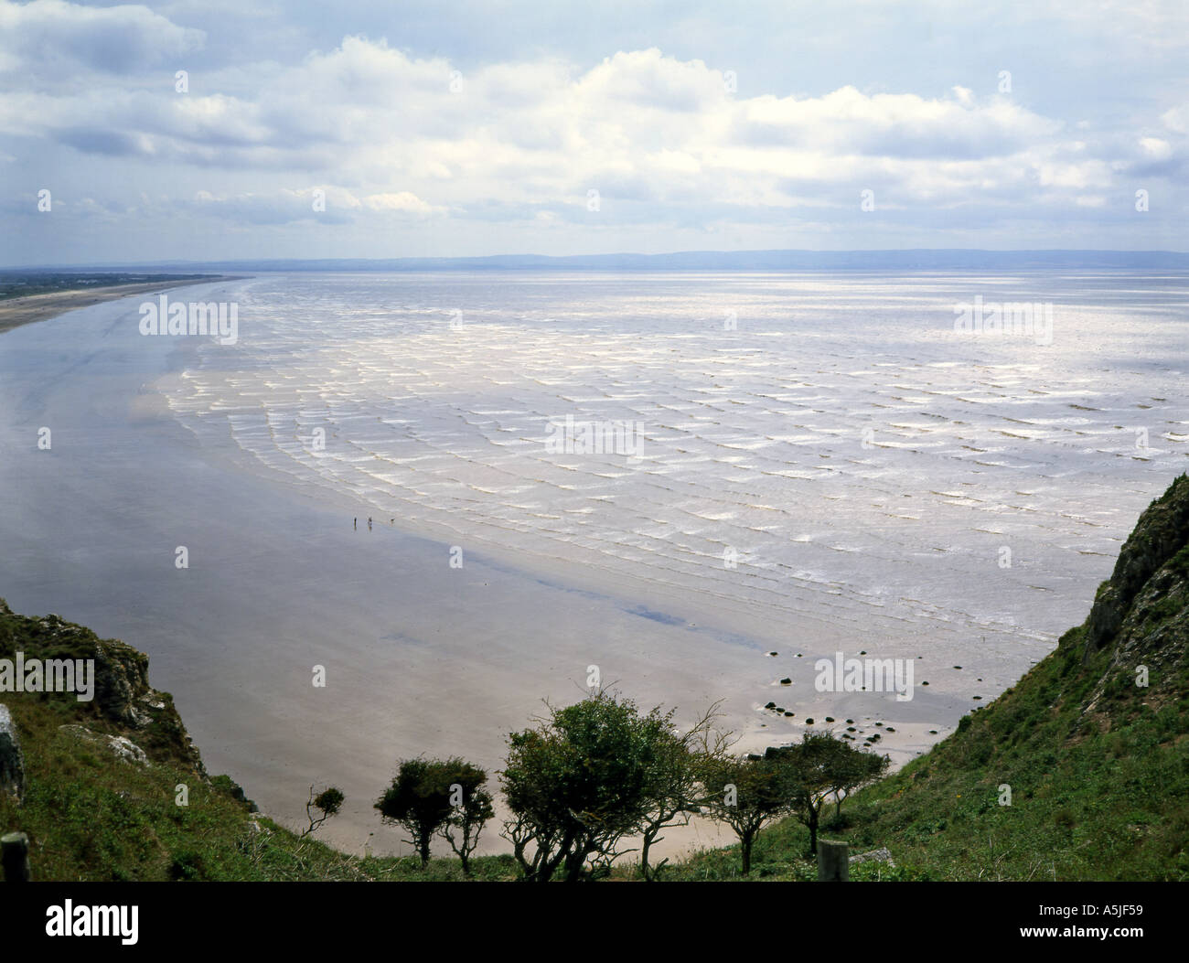 View from Brean Down Stock Photo - Alamy