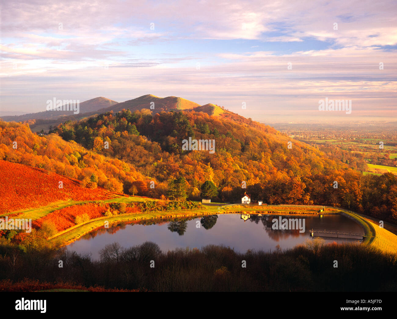 Malvern hills area of outstanding natural beauty hi-res stock ...