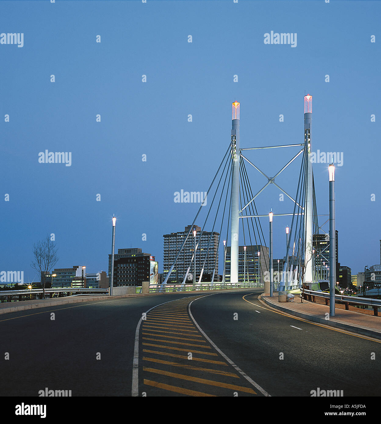 The Mandela Bridge dawn Johannesburg South Africa Stock Photo - Alamy