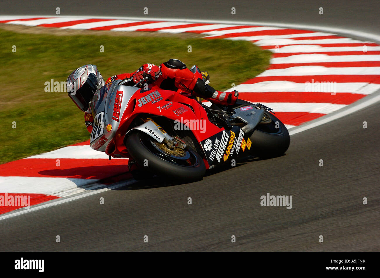 WSB rider at Driuds, Brands Hatch Stock Photo - Alamy