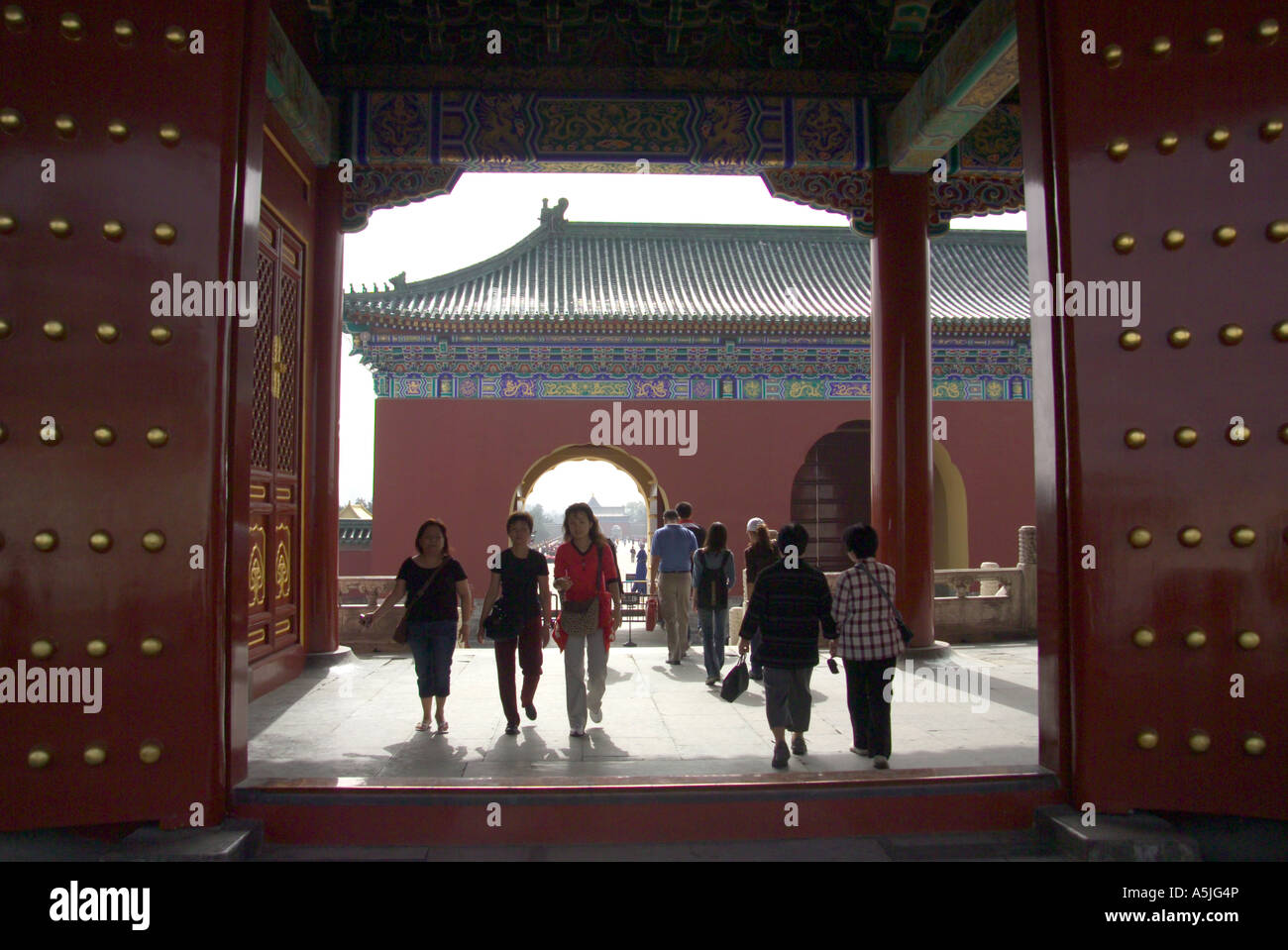 Entering temple hi-res stock photography and images - Alamy