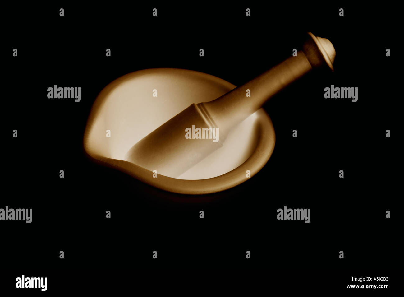 Pestle Mortar Alchemy Dark Arts Stock Photo - Alamy