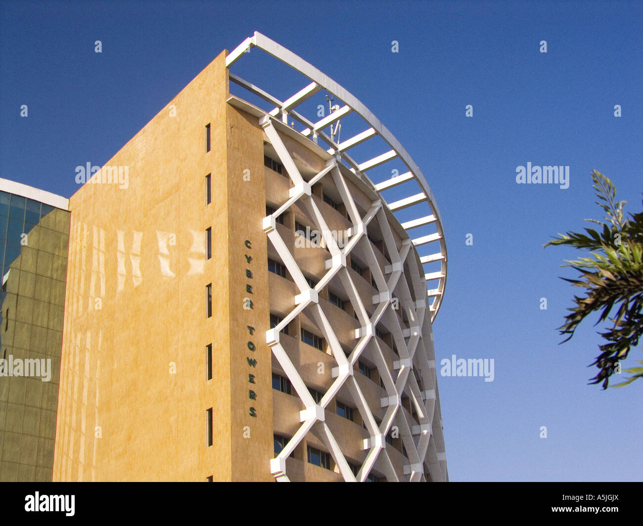 Cyber Towers building Hyderabad Andhra Pradesh India Stock Photo - Alamy