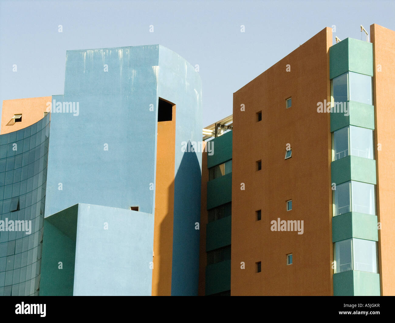 Modern designed building Hyderabad Andhra Pradesh India Stock Photo - Alamy