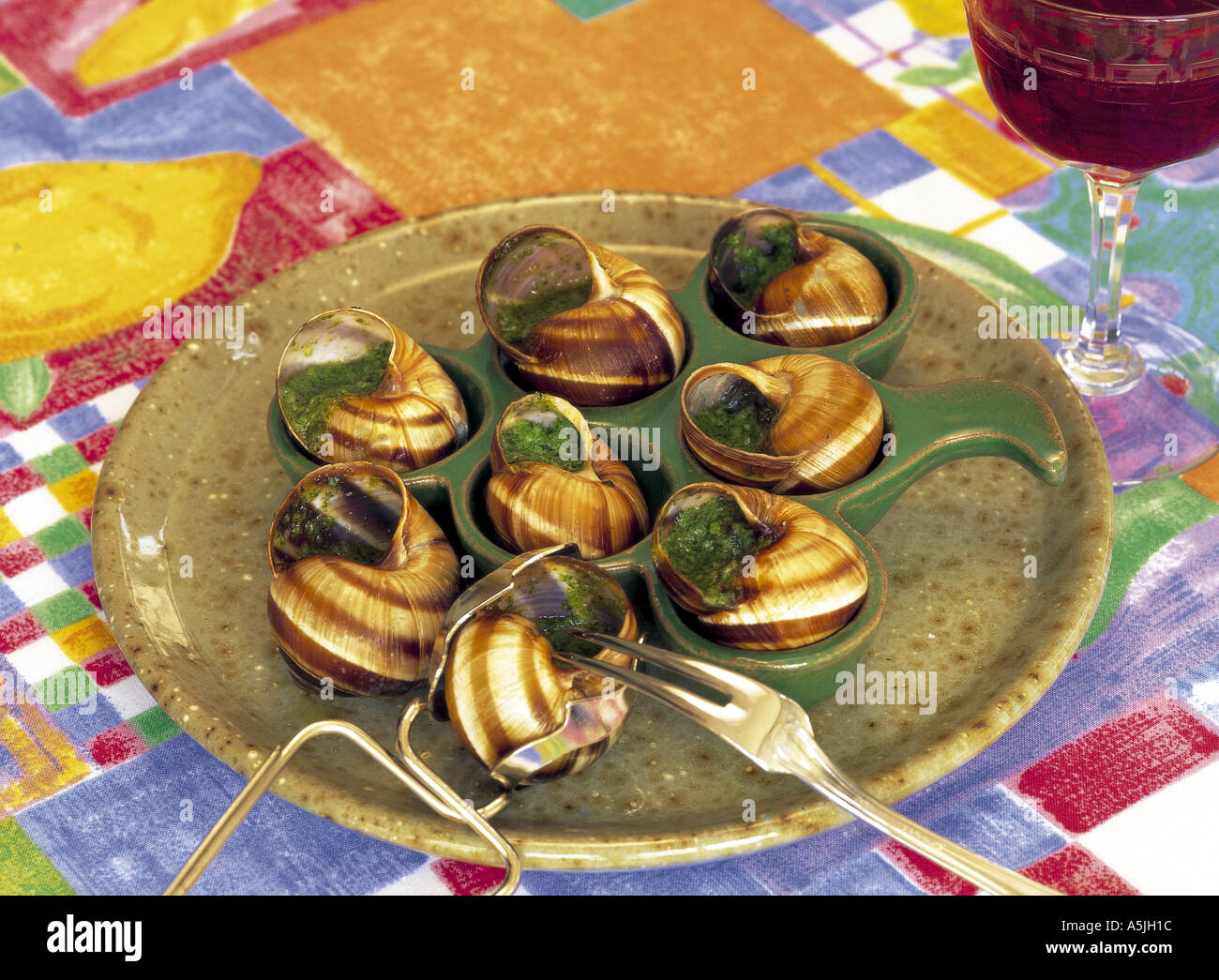 French escargot hi-res stock photography and images - Alamy