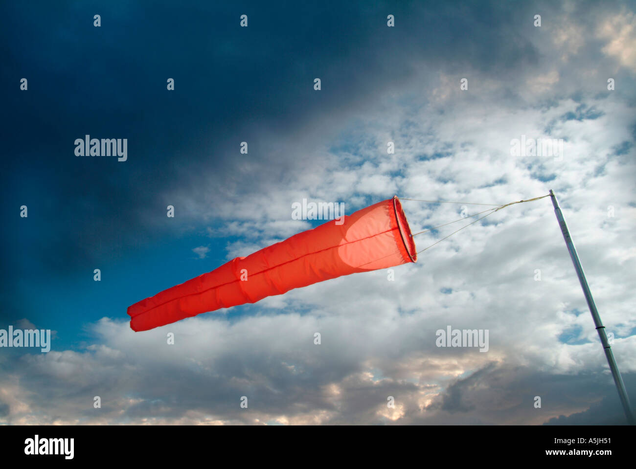 red wind cone Stock Photo - Alamy