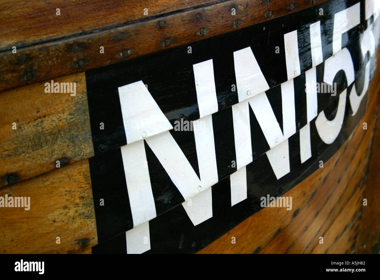 Close up of boat hull brighton beach Stock Photo - Alamy