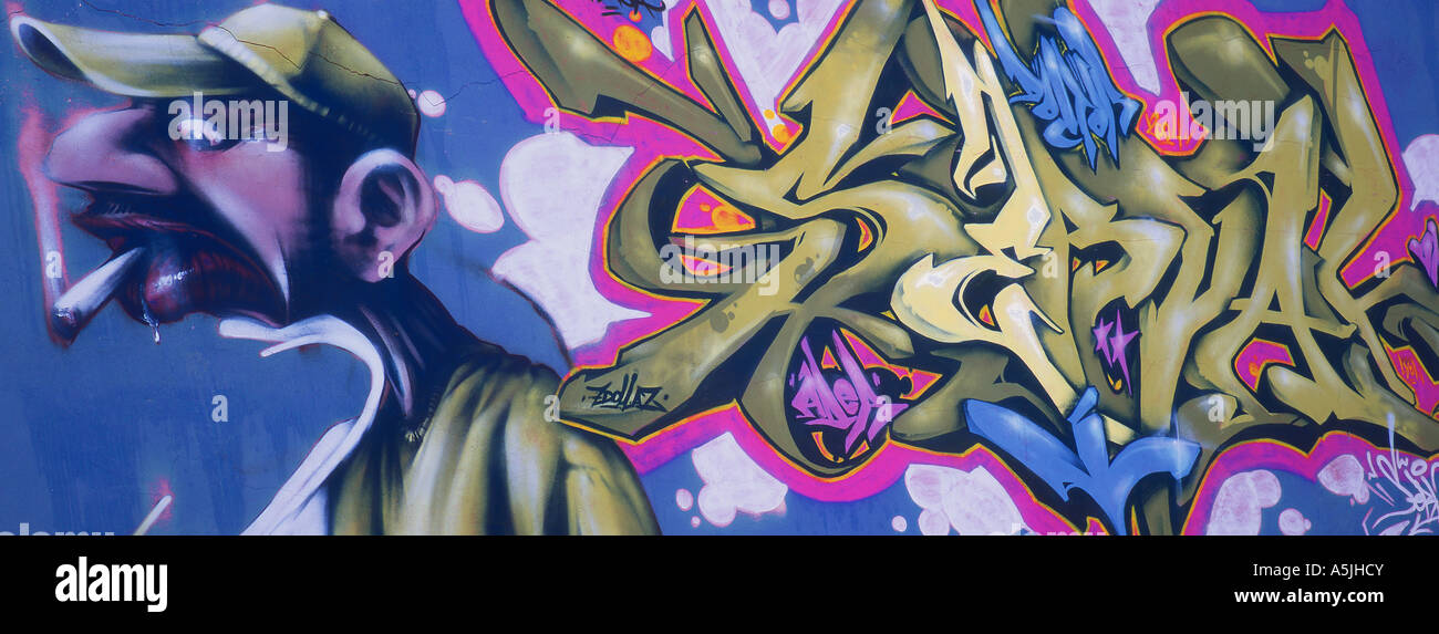 Graffiti fresco hi-res stock photography and images - Alamy