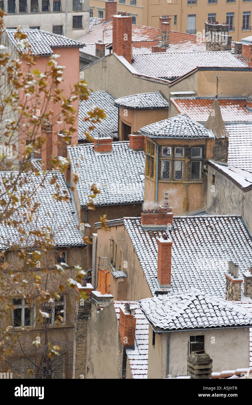 Old Lyon. Saint Jean district. Lyon France Stock Photo - Alamy