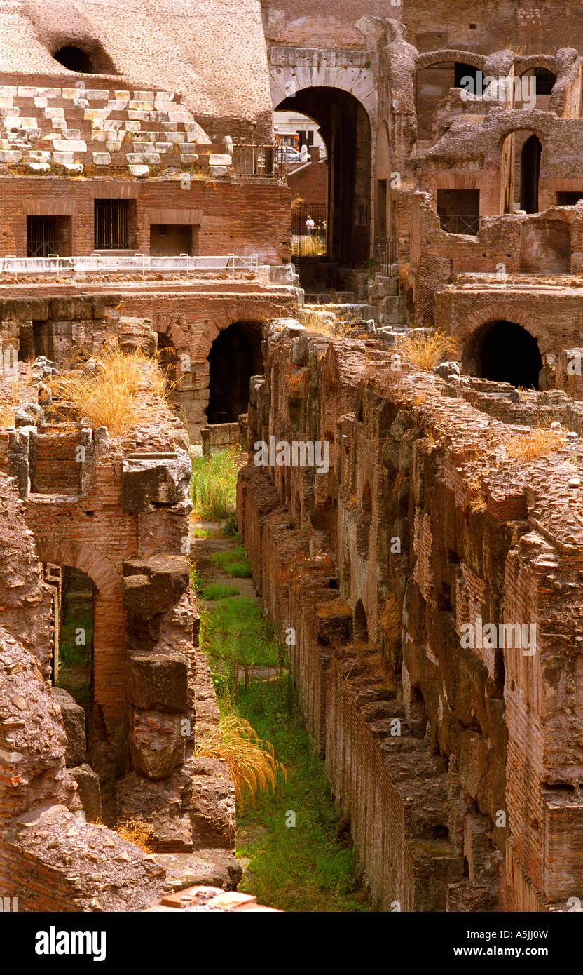 The interior of the Colosseum, Rome, Italy Stock Photo - Alamy