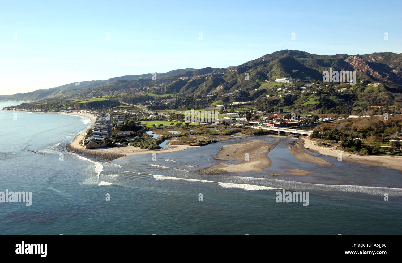 Malibu house aerial hi-res stock photography and images - Alamy