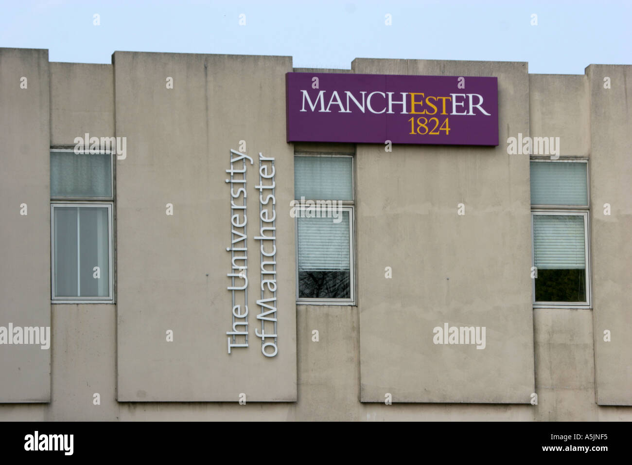 Faraday Building bridge over Sackville Street University of Manchester ...