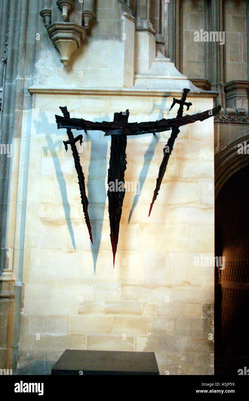 Monument to Thomas Becket English Martyr Canterbury Cathedral Stock ...