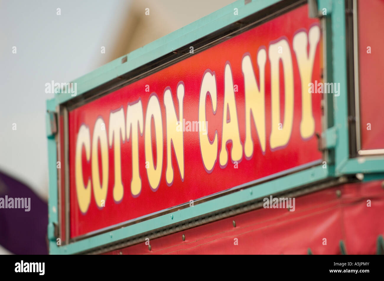 Cotton Candy sign at the Indiana State Fair in Indianapolis Indiana ...