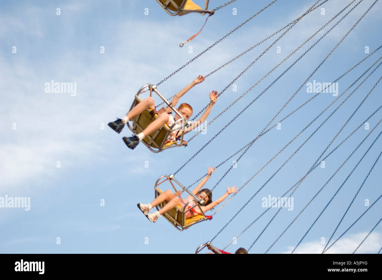 Rides at the Indiana State Fair in Indianapolis Indiana Stock Photo - Alamy