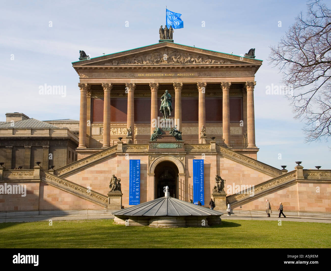 Old national gallery (Alte Nationalgalerie) on the museum island ...