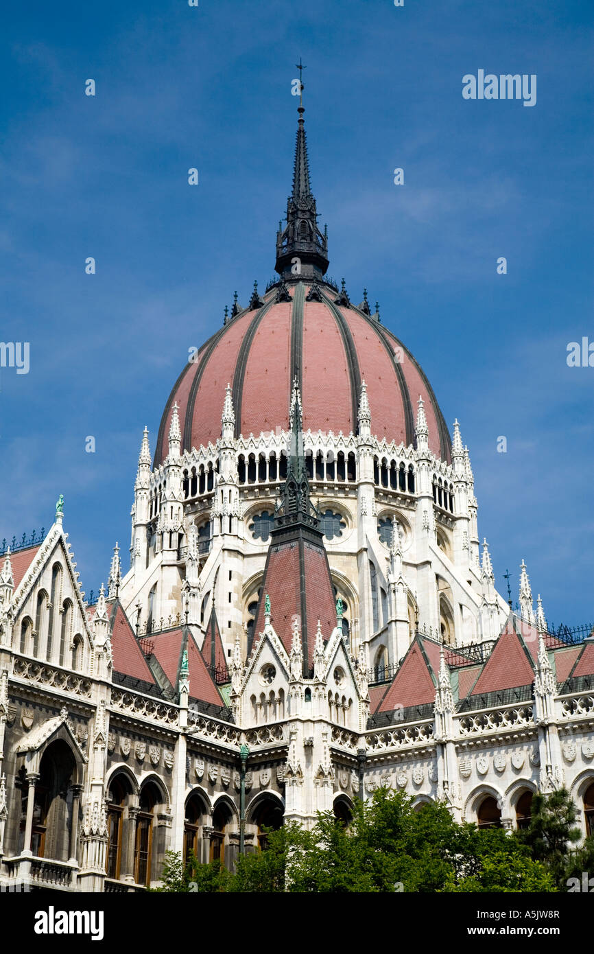 Dome of the Parlament building in Neogothic Style , Budapest, Hungary ...