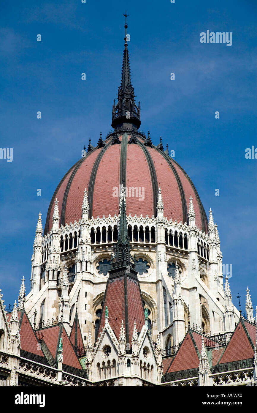 Dome of the Parlament building in Neogothic Style , Budapest, Hungary ...