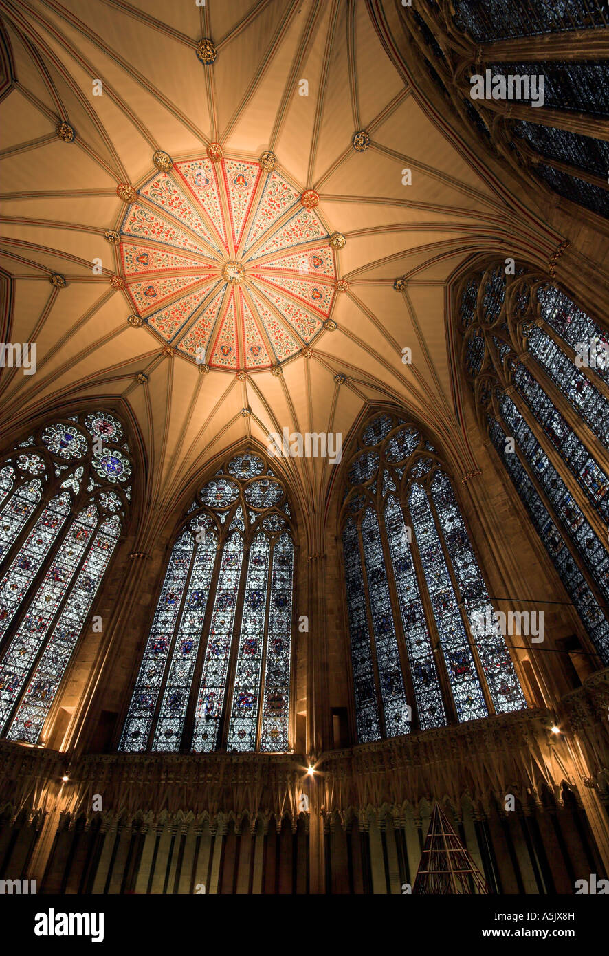 The ornate and decorative architecture of the Chapter House Ceiling the ...