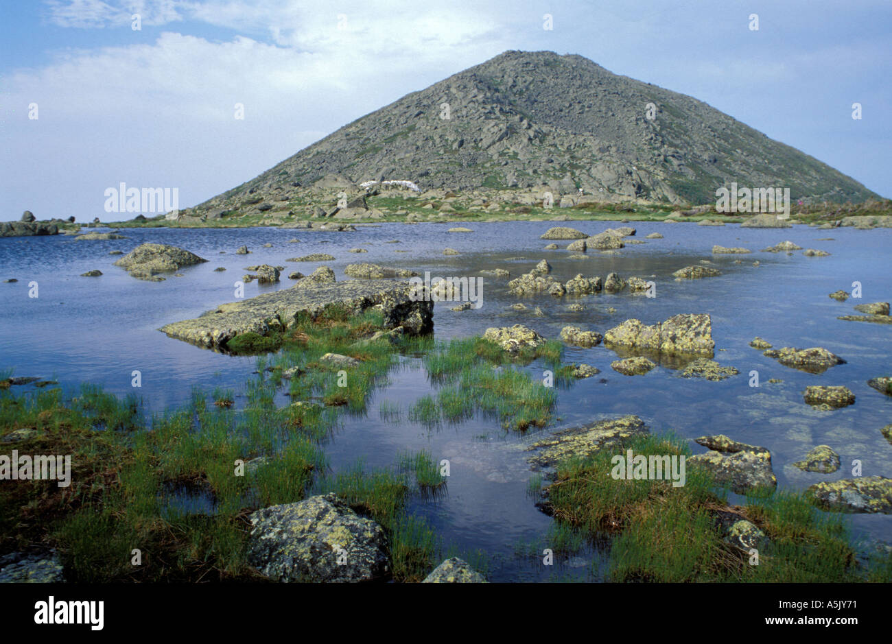 Alpine Lake Mt Madison White Mountains N F Star Lake NH Stock Photo - Alamy