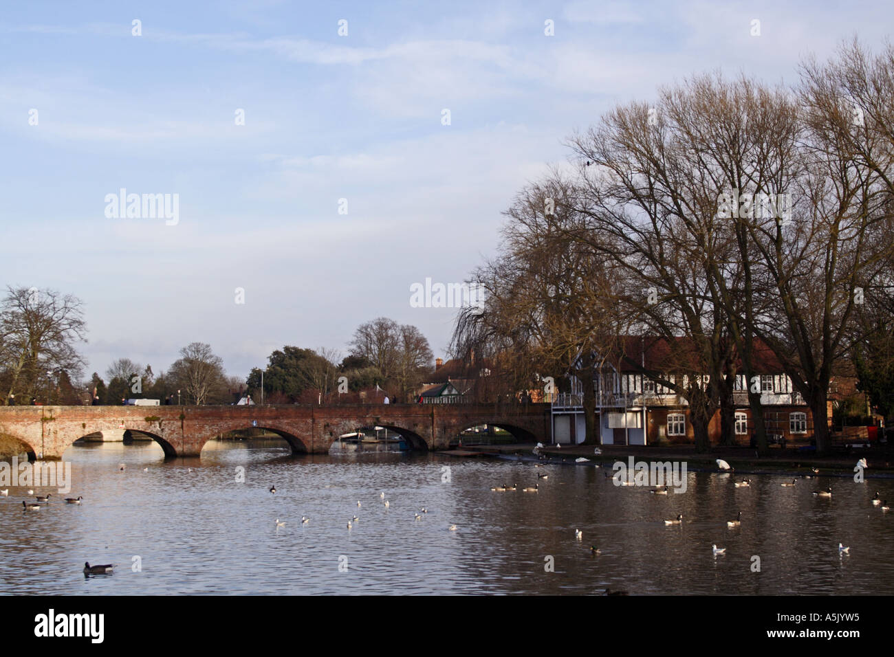Bridge over River Avon, Stratford Stock Photo - Alamy