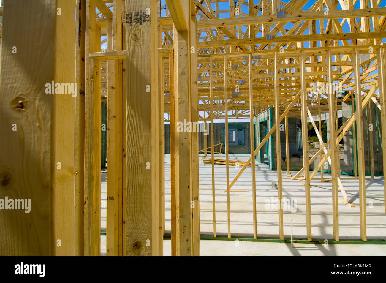 new home under construction Stock Photo - Alamy
