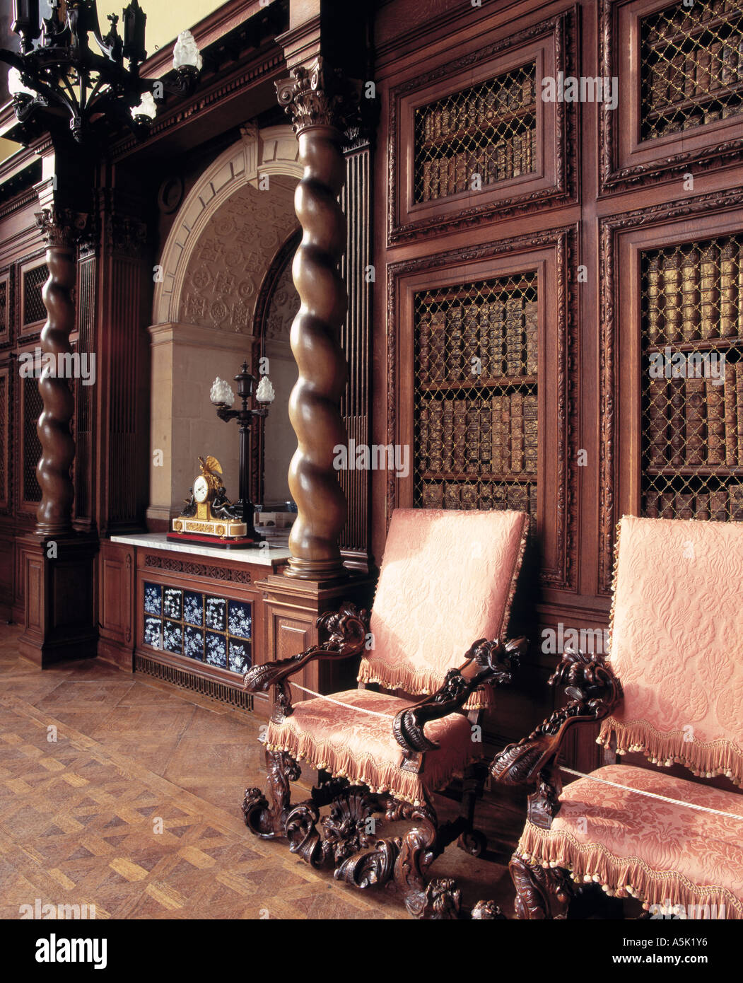 Burghley house, interior, great hall hi-res stock photography and ...