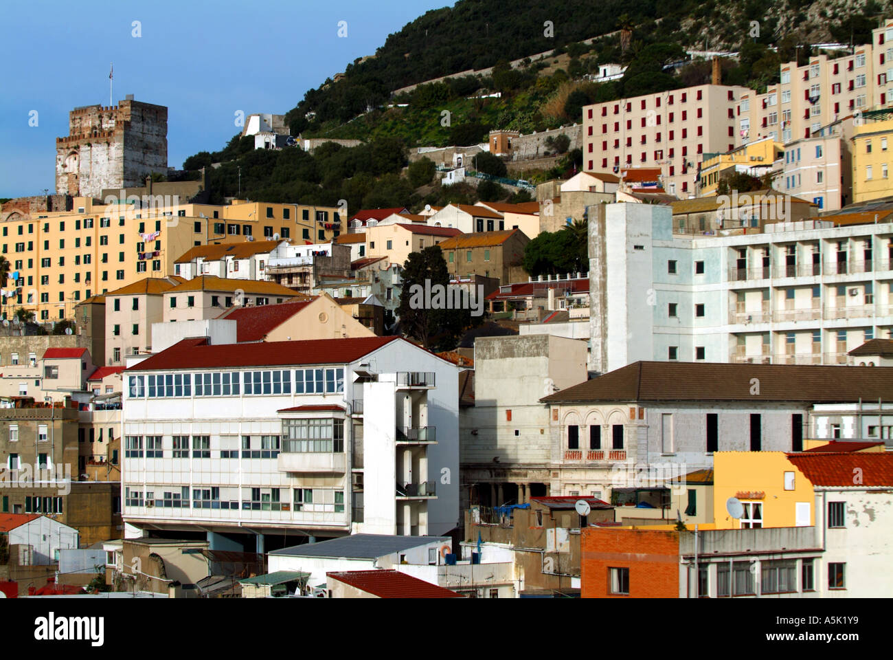 rock of gibraltar the rock property accommodation building architecture ...