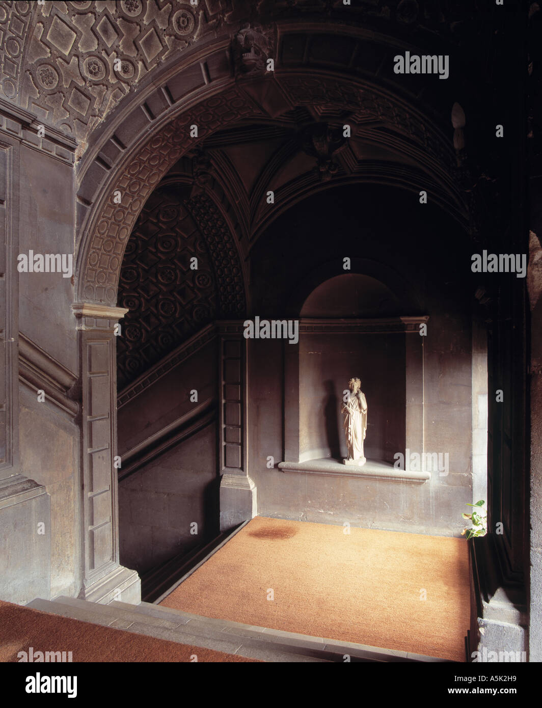 Burghley House Stamford Lincolnshire Roman stairs Stock Photo - Alamy