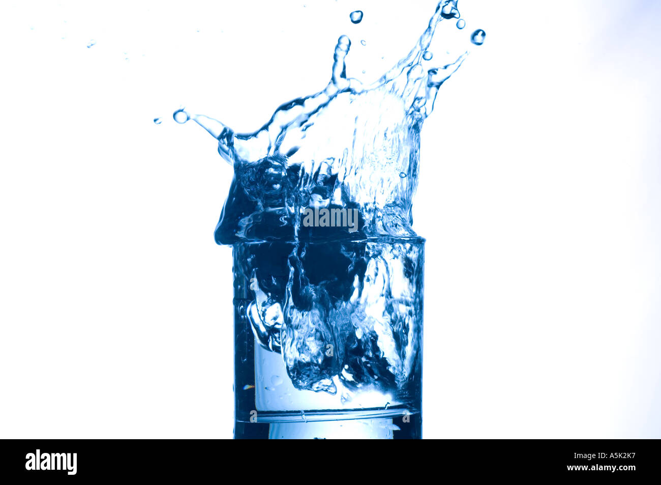 water splashing from glass Stock Photo - Alamy